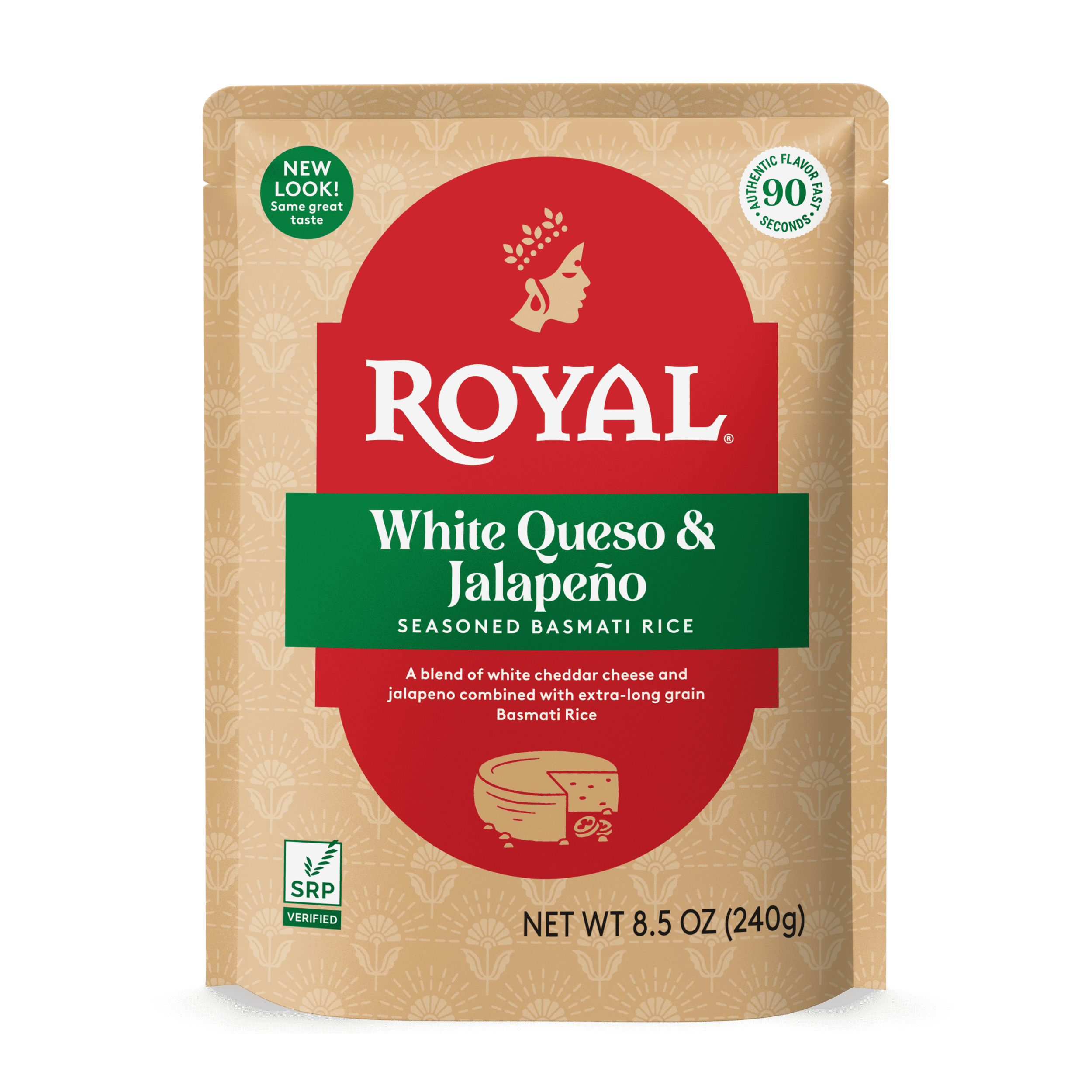 Royal White Queso And Jalapeno Ready to Heat Basmati Rice 8 5 Oz royal-white-queso-and-jalapeno-ready-to-heat-basmati-rice-8-5-oz