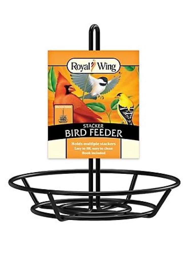 Royal Wing 13135 Stacker Bird Feeder, Steel, 0.3 Pounds, 4 Snack Stack ...