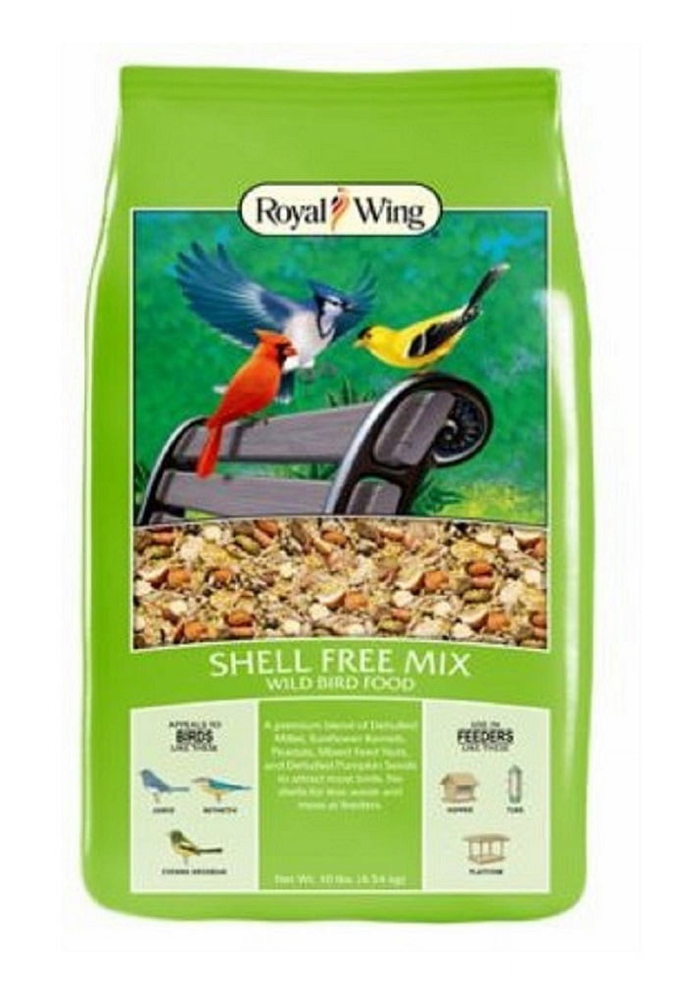 Royal Wing 13680 Animals & Pet Supplies 10 Pounds Shell-Free Wild Bird ...