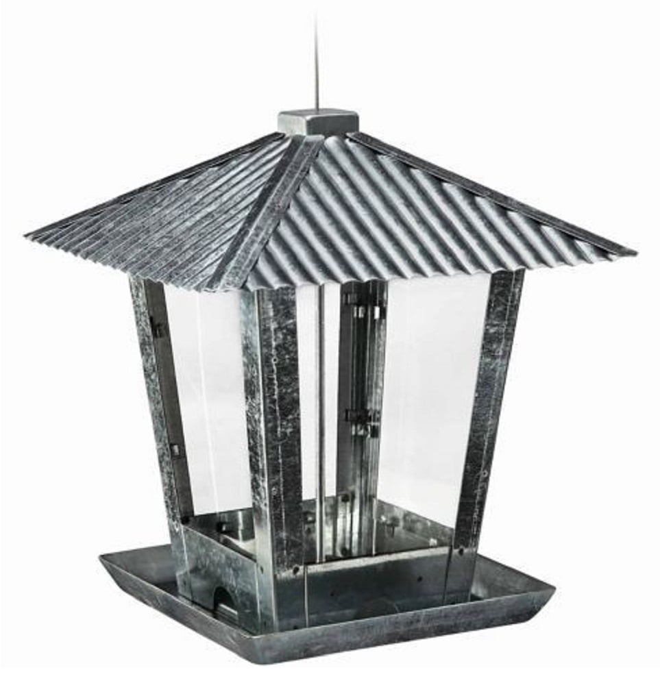 Royal Wing MD-LF1137 Gray-Colored Tin Roof Hopper 8 Pounds Capacity ...