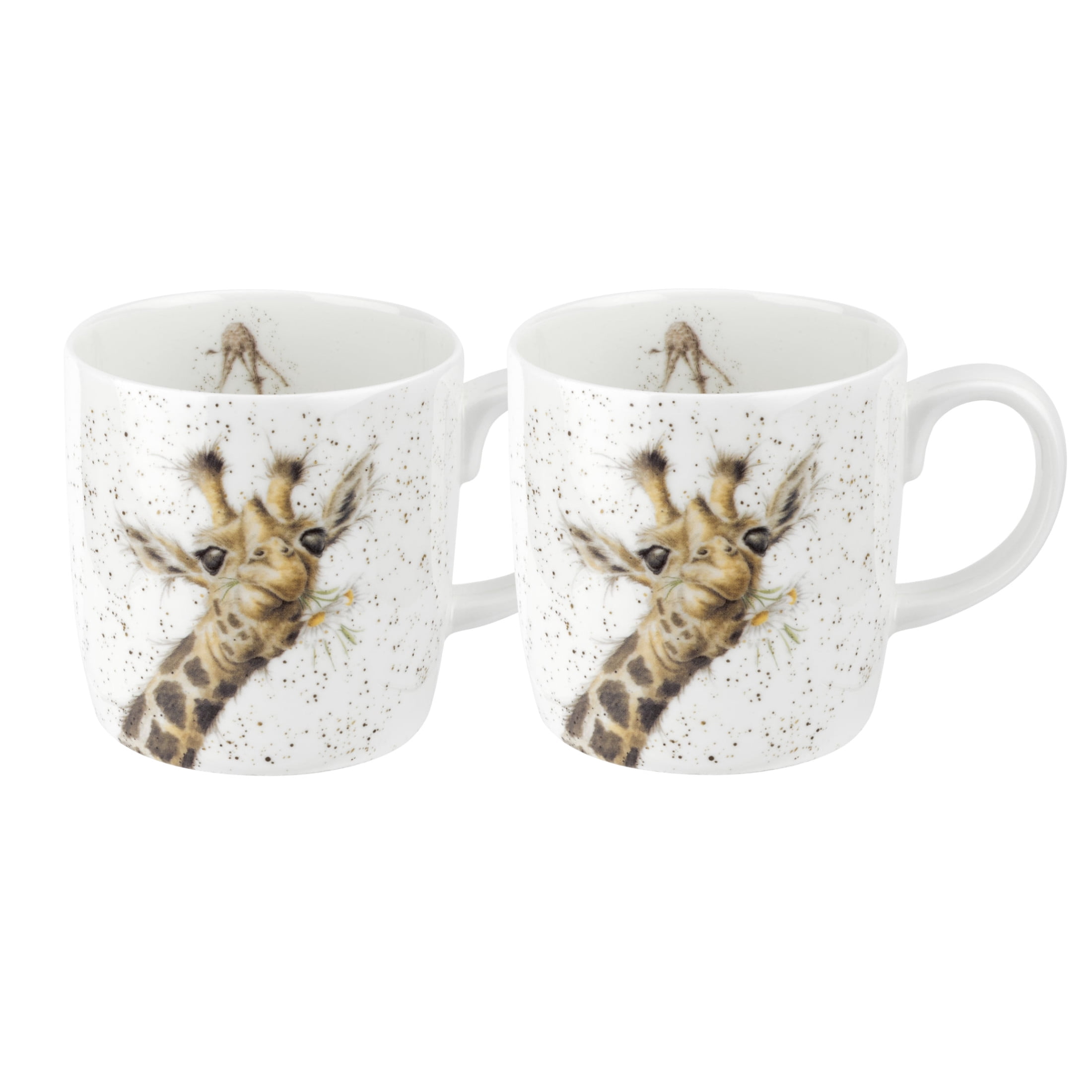 Royal Worcester Wrendale Designs Giraffe 14oz Mug Set of 2 - Fine Bone ...