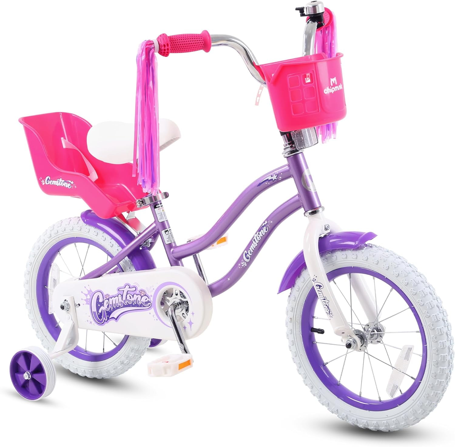 RoyalBaby 14 inch Gemstone Girls Bike Coaster Brake Ages 3-4 Years ...