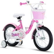Royalbaby Girls Kids Bike Star girl 16 In. Bicycle Basket Training ...