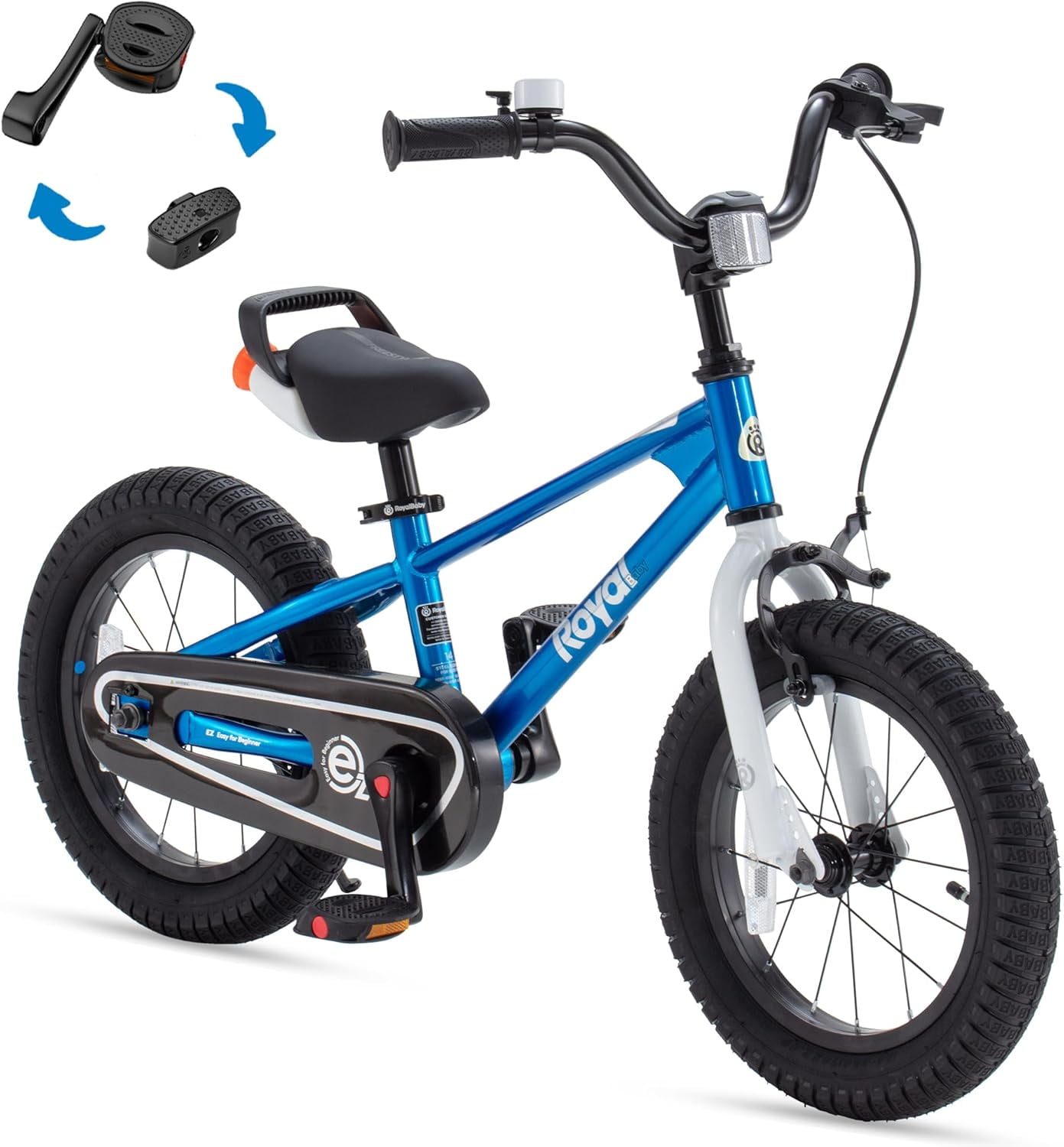 RoyalBaby Kids Bike EZ Freestyle Training Free Balance to Pedal Easy ...