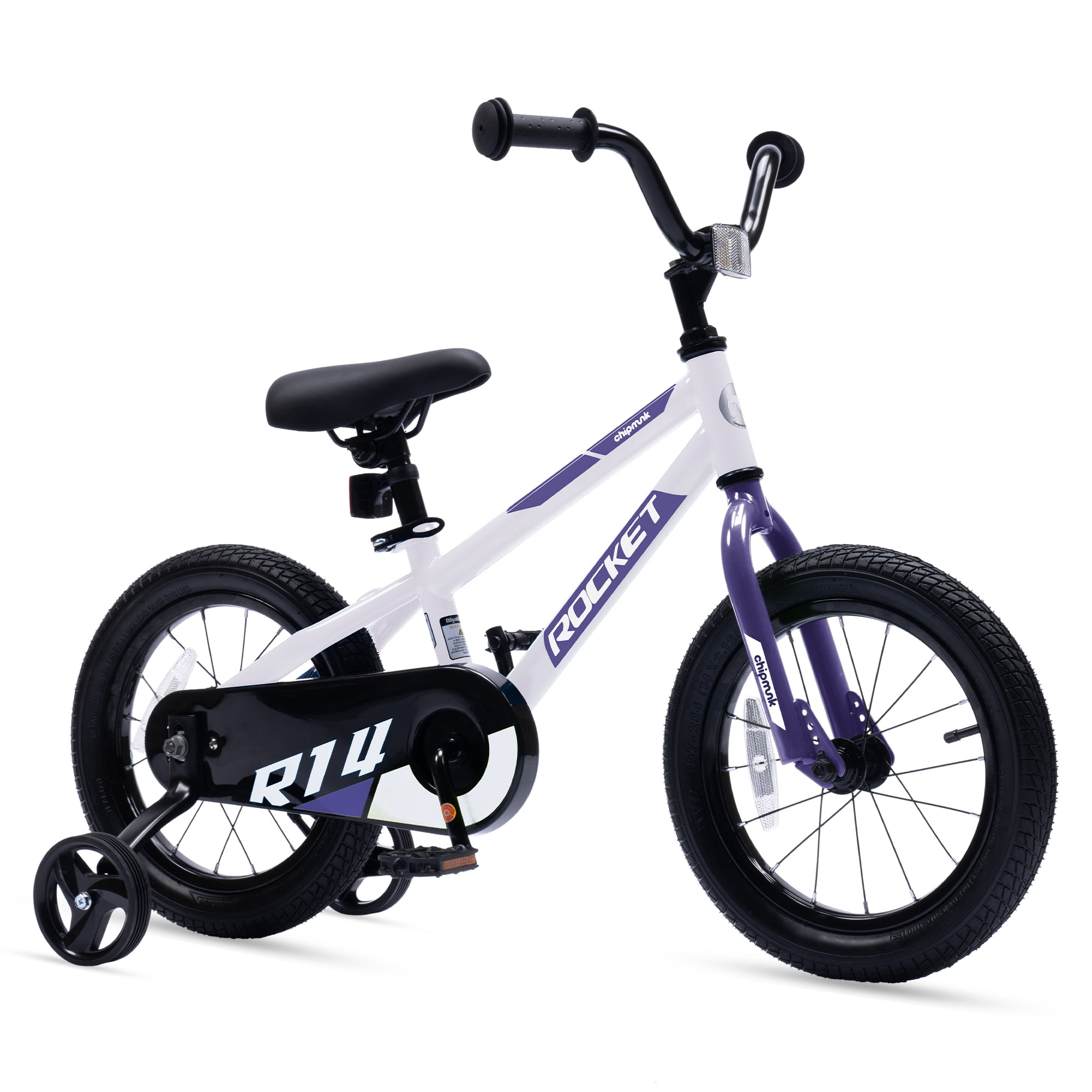 RoyalBaby Rocket 16" Inch Bicycle with Training Wheels for Toddlers ...