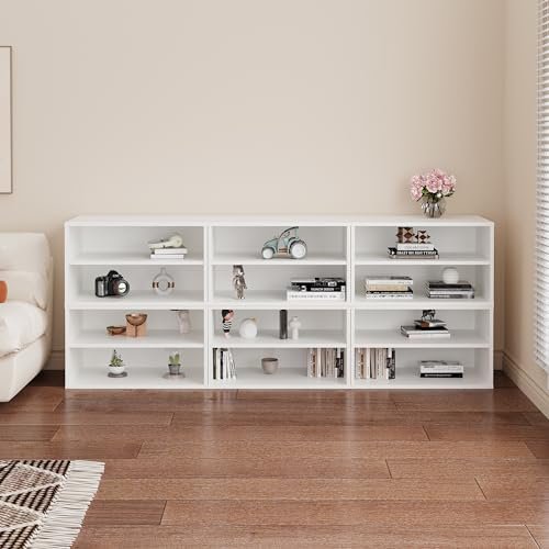 RoyalCraft Cube Storage Organizer, 2 Tiers Stackable Bookcase with ...