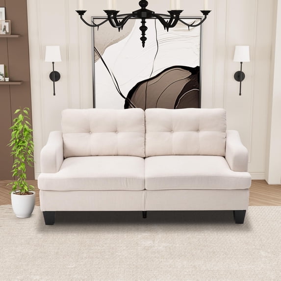 RoyalCraft Modular Sectional Sofa, Memory Foam, Button Tufted Designed ...