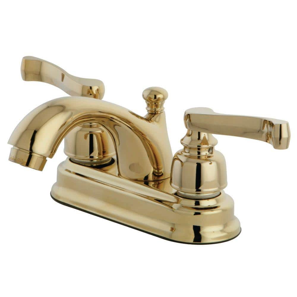 Royale Classic 4 in. Centerset 2-Handle Mid-Arc Bathroom Faucet in ...