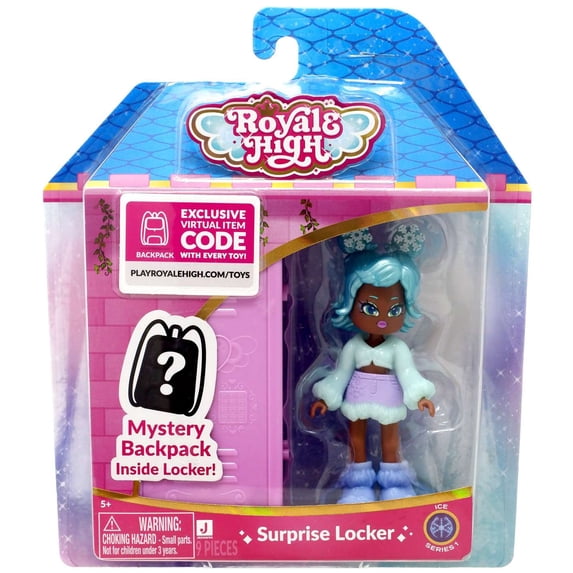 Royale High Surprise Locker Ice Mini Doll (Mystery Backpack, Virtual ...