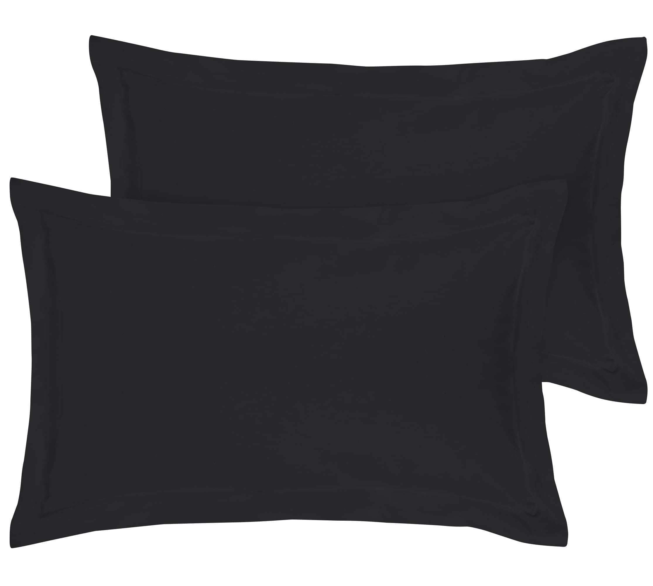 Royale Linens Pillow Shams 2 Pack Euro Size 26x26 Inch - Brushed 1800 ...