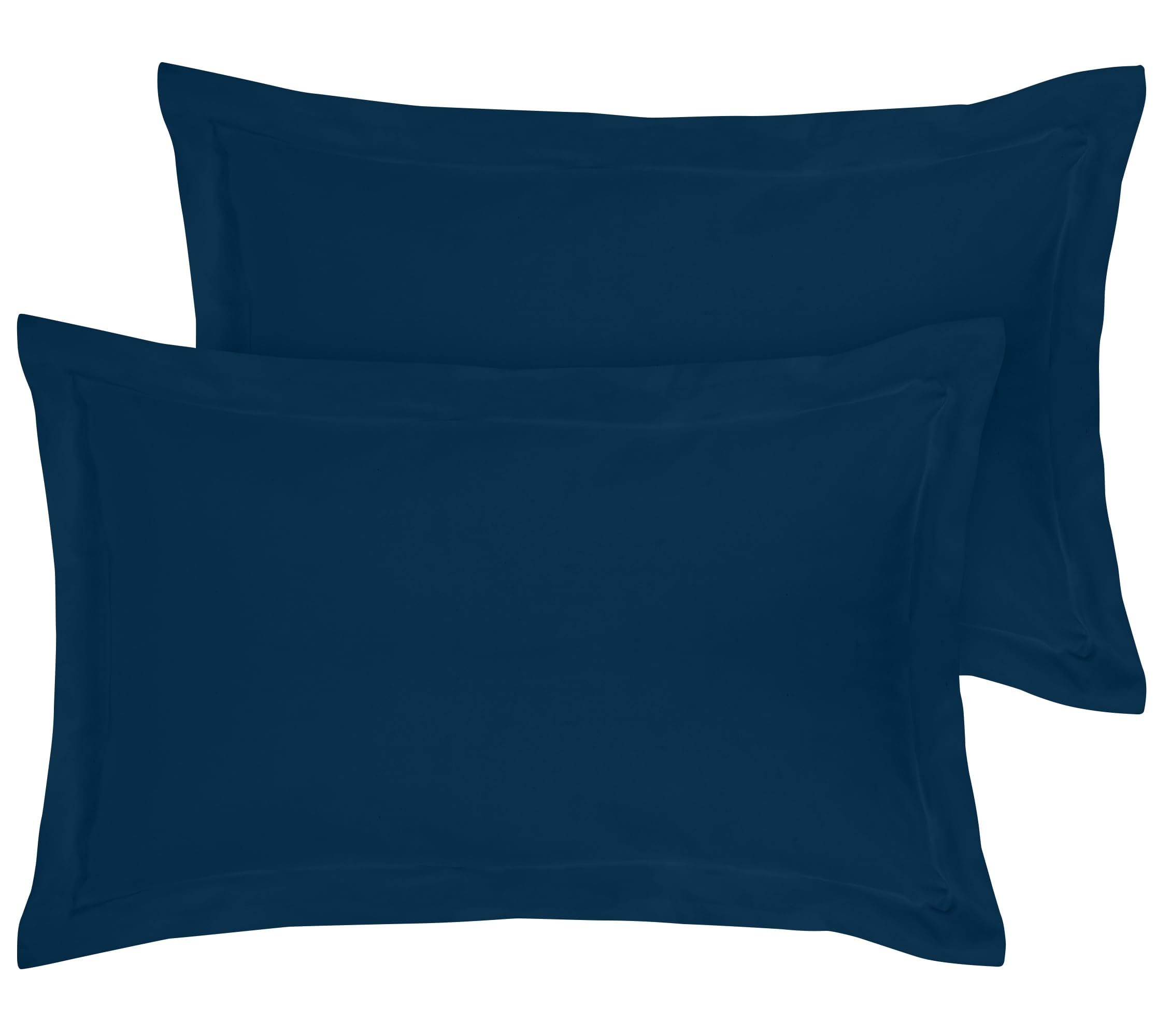 Royale Linens Pillow Shams 2 Pack Standard Size 20x26 Inch - Brushed ...