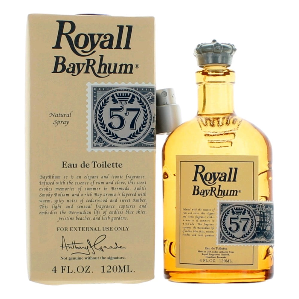 Royall BayRhum 57 by Royall Fragrances, 4 oz EDT Spray for Men ...
