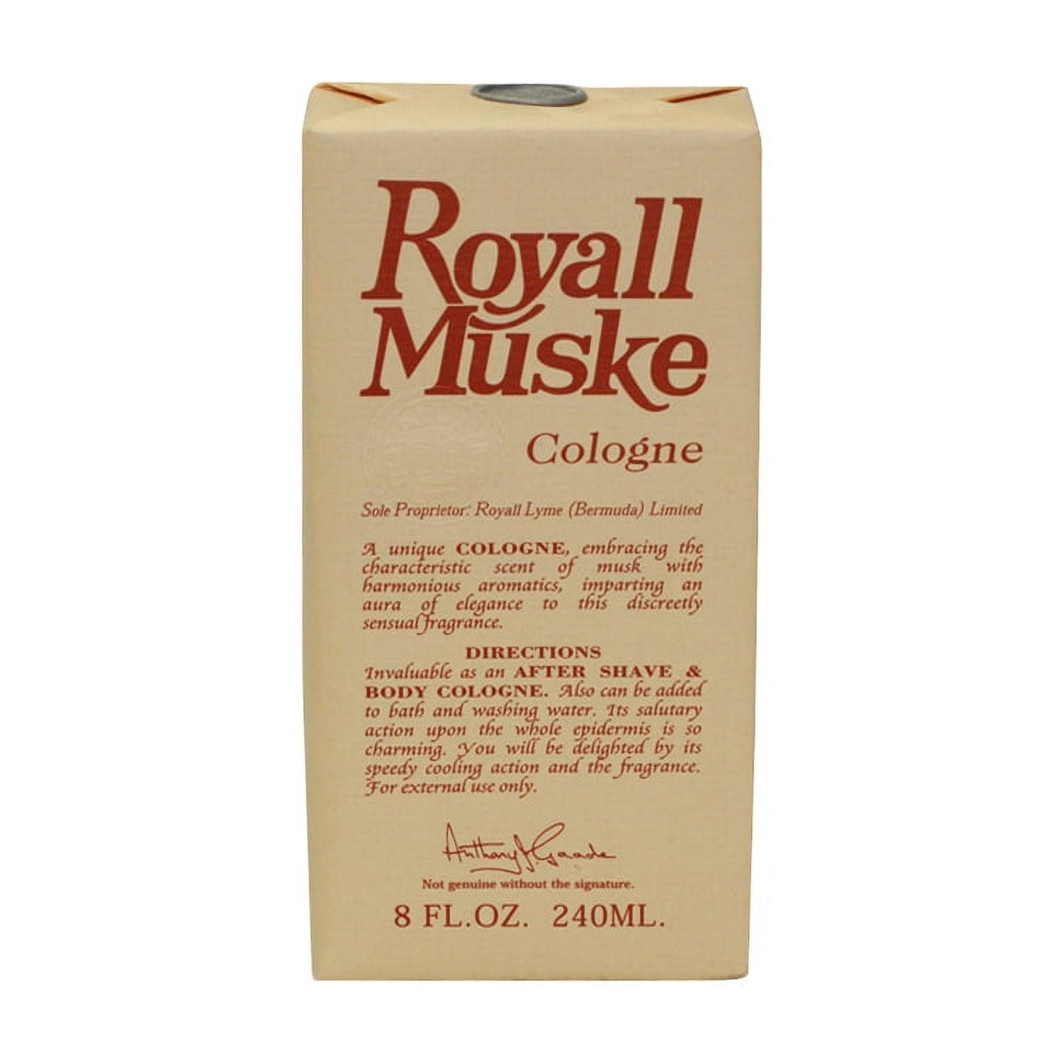 Royall Muske Of Bermuda Cologne Splash for Men by Royall Fragrances - 8 ...