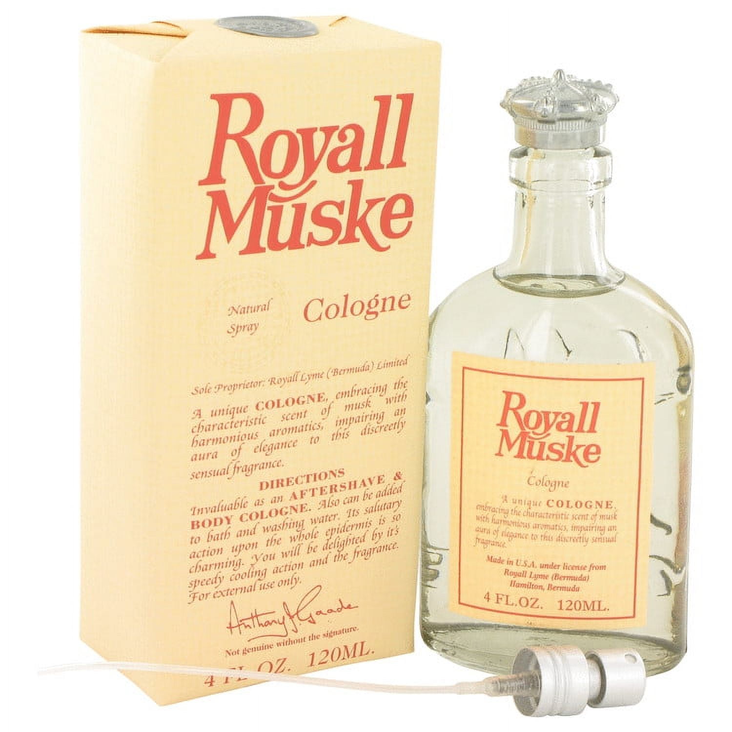 Royall Muske by Royall Fragrances All Purpose Lotion / Cologne 4 oz for ...