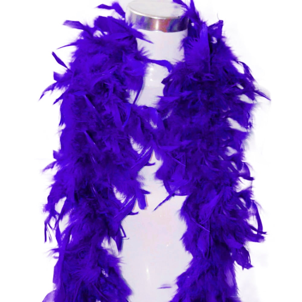 Royallove 2 Yards 60g Turkey Feather Boa for Women Costume Accessory ...