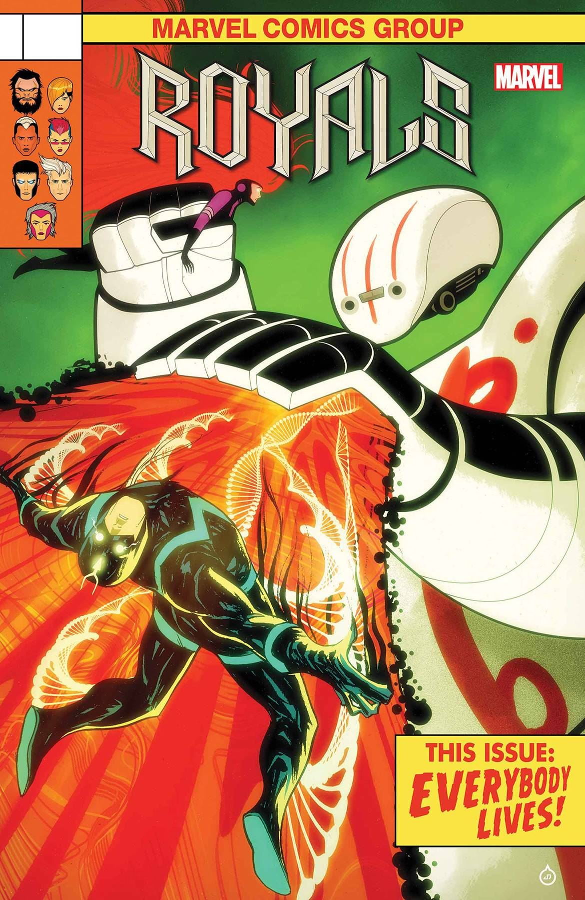 Royals #9 Doe Lenticur Var Leg Marvel Comics Comic Book - Walmart.com