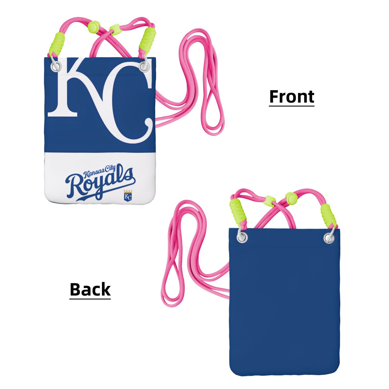 Royals ‌Baseball Fan Crossbody Phone Bag - Adjustable Strap Water ...