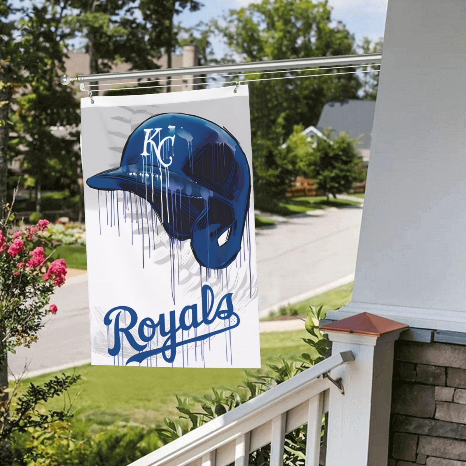 Royals Baseball Team Custom Logo Double Sided 2x3 Feet Outdoor Vibrant ...