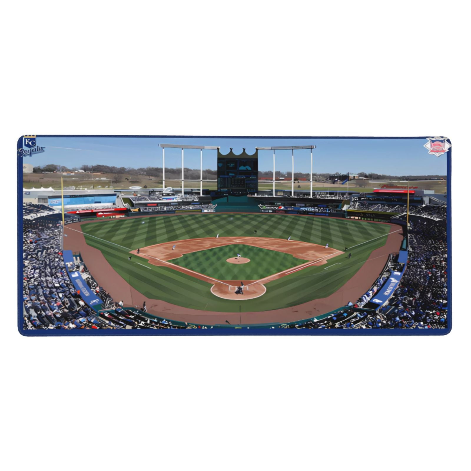 Royals Baseball Team Custom Thick Keyboard Mat 16x35.5 Inch, Extra Wide ...