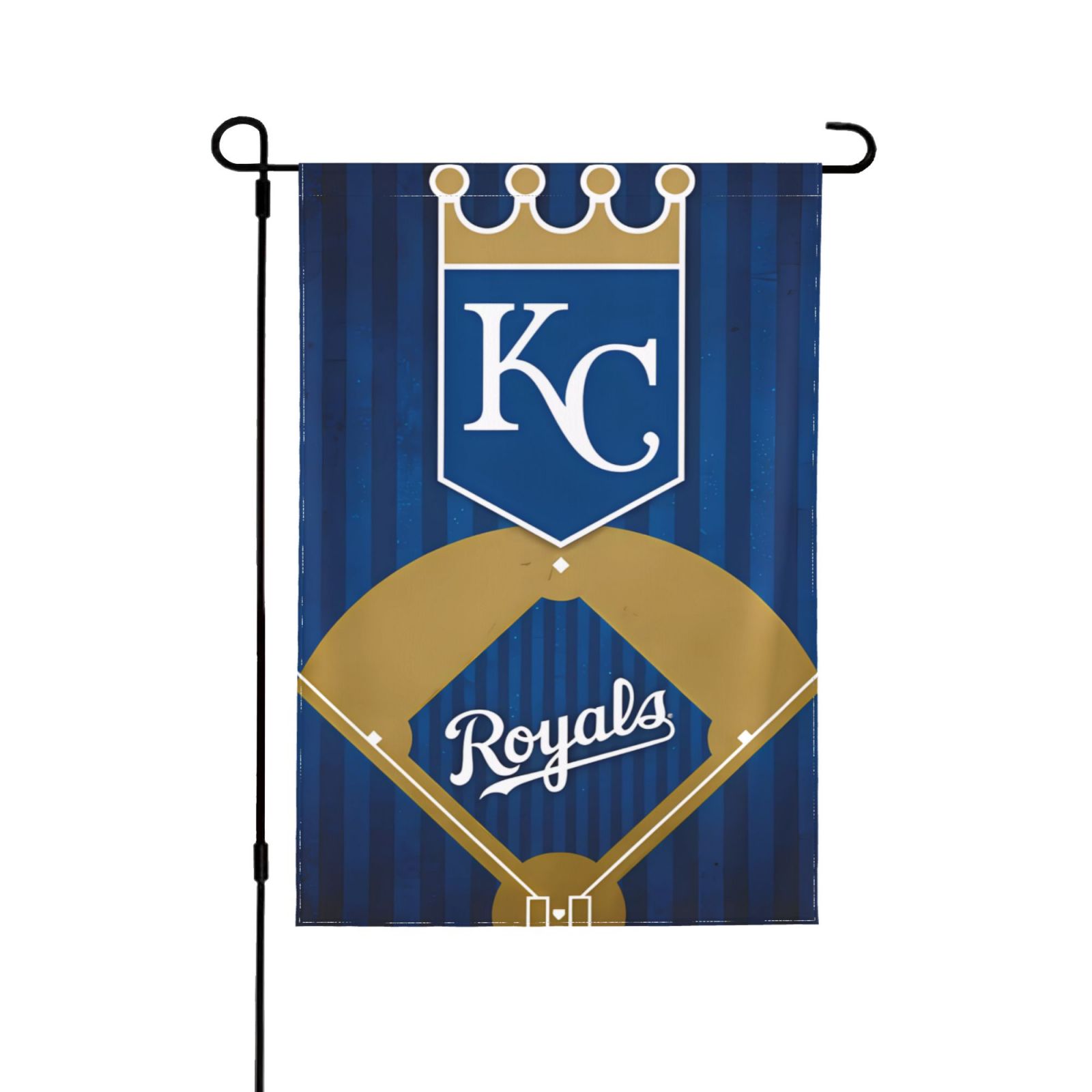Royals Baseball Team Front Garden Flag, Fans Spectator Flag Hanging ...