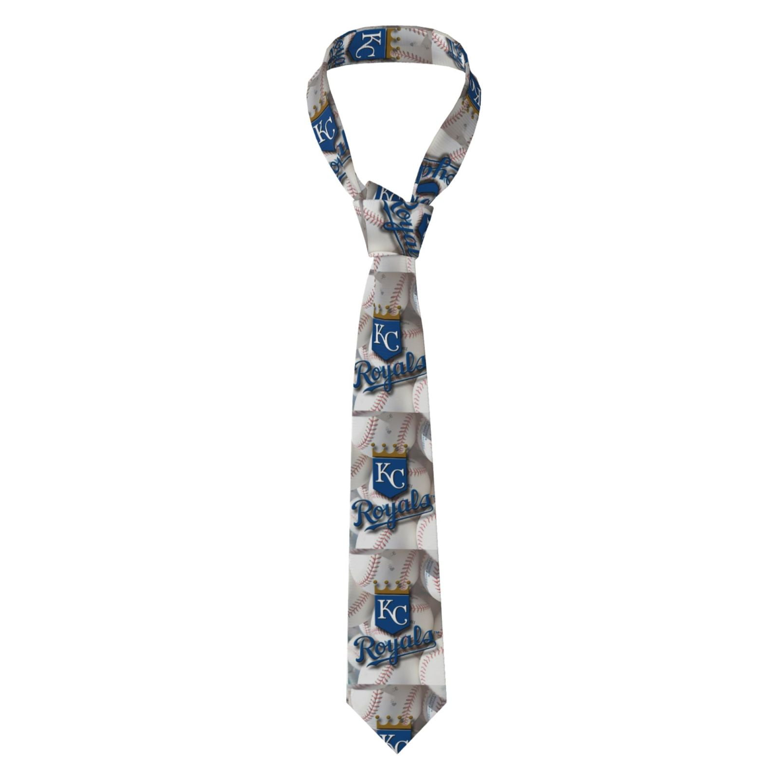 Royals Baseball Team Men'S Silk Ties, Team Game Day Fans Men'S Business ...
