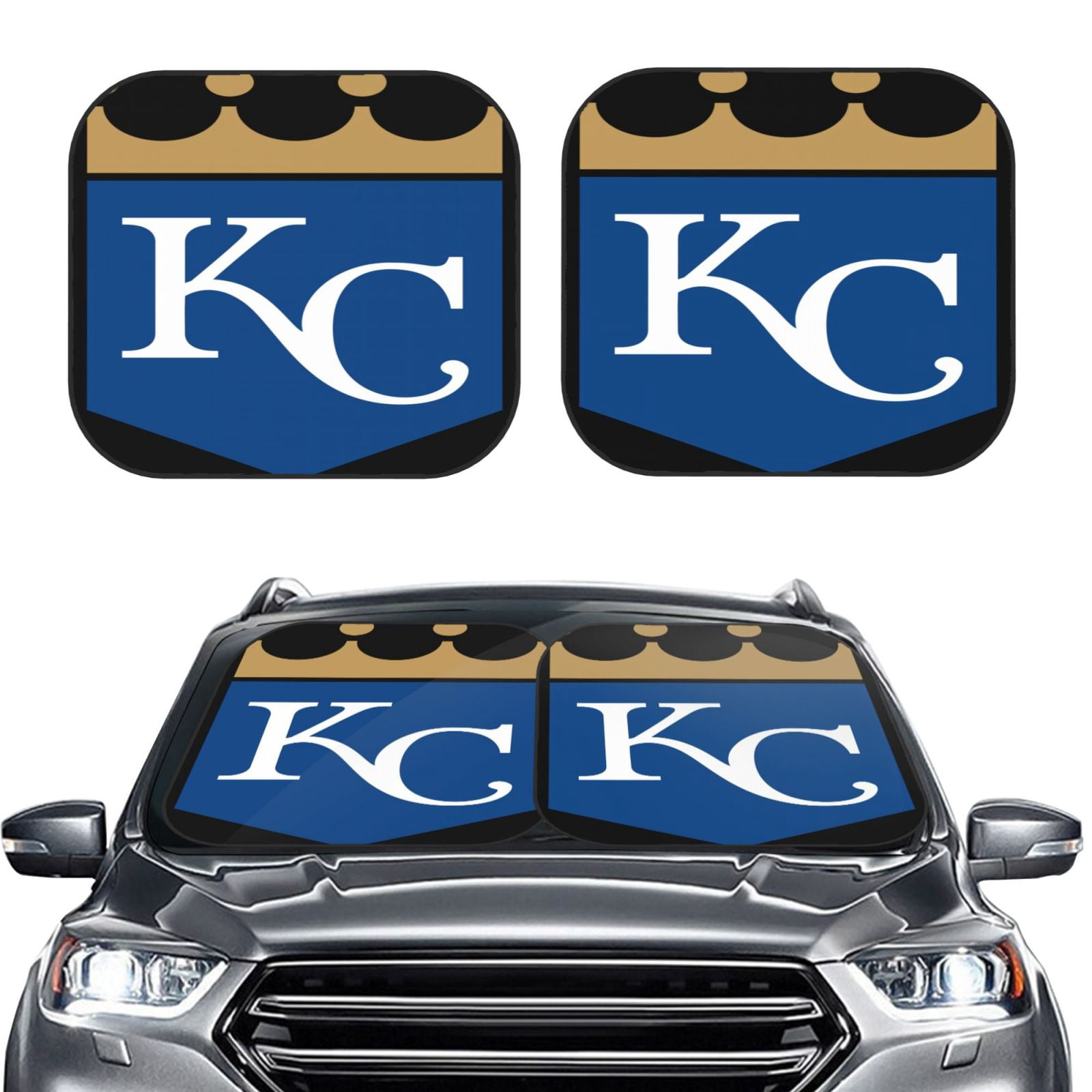 Royals Car Windshield Sun Shade Foldable Front Windshield Shade for Sun ...