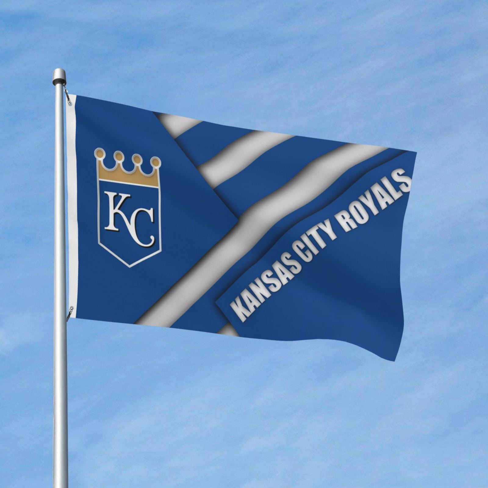 Royals Custom American Baseball Team Logo Double Sided Flag 3x5FT ...
