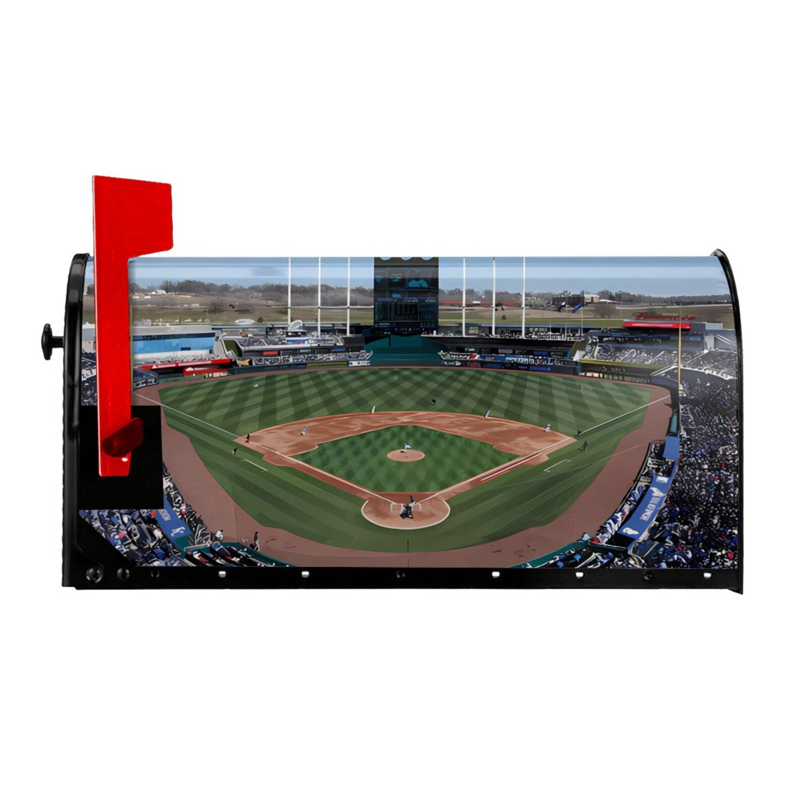 Royals Custom Garden Magnetic Mailbox Cover, Baseball Team Pattern ...