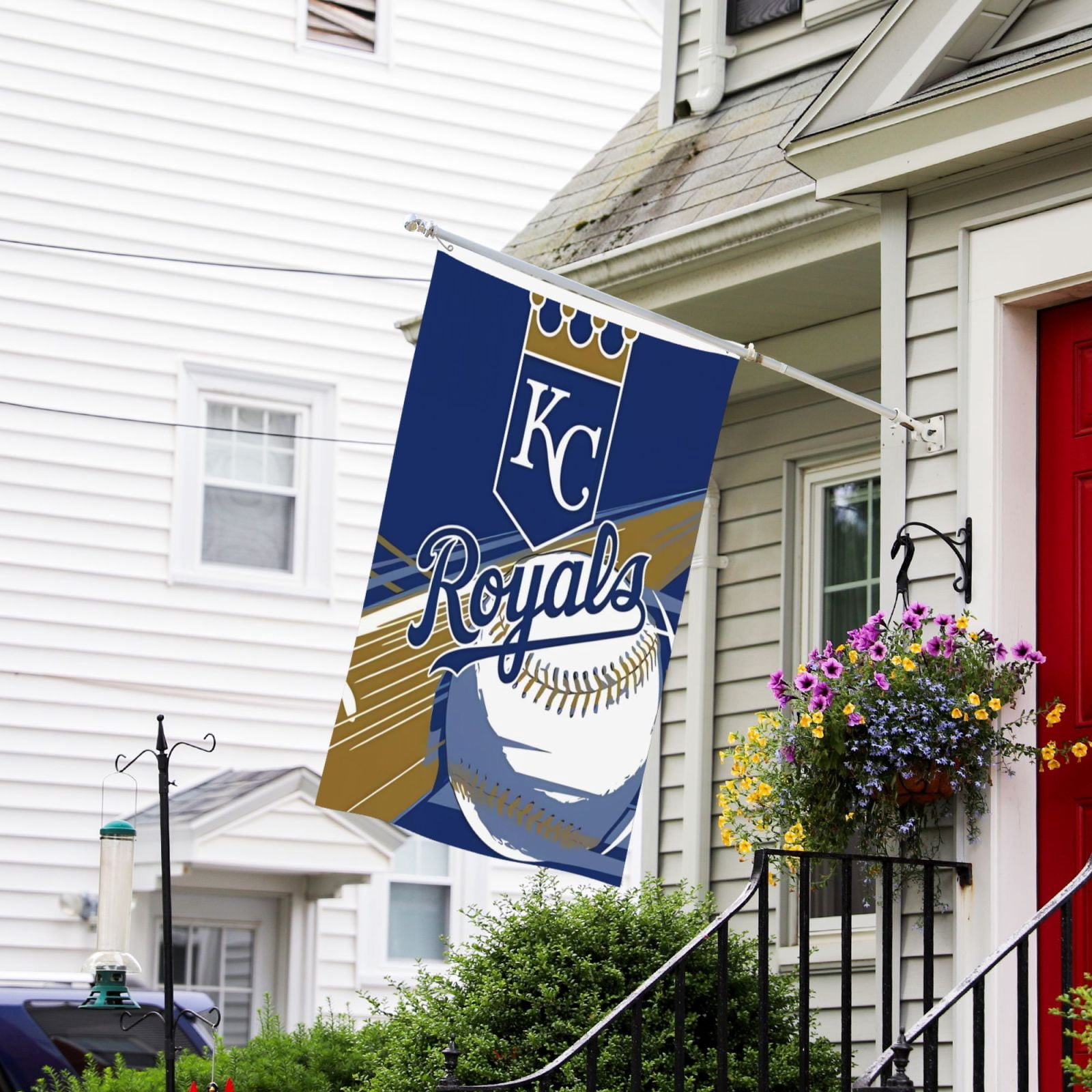 Royals Custom Outdoor Double Sided Flag 3x5ft Baseball Team Graphic ...