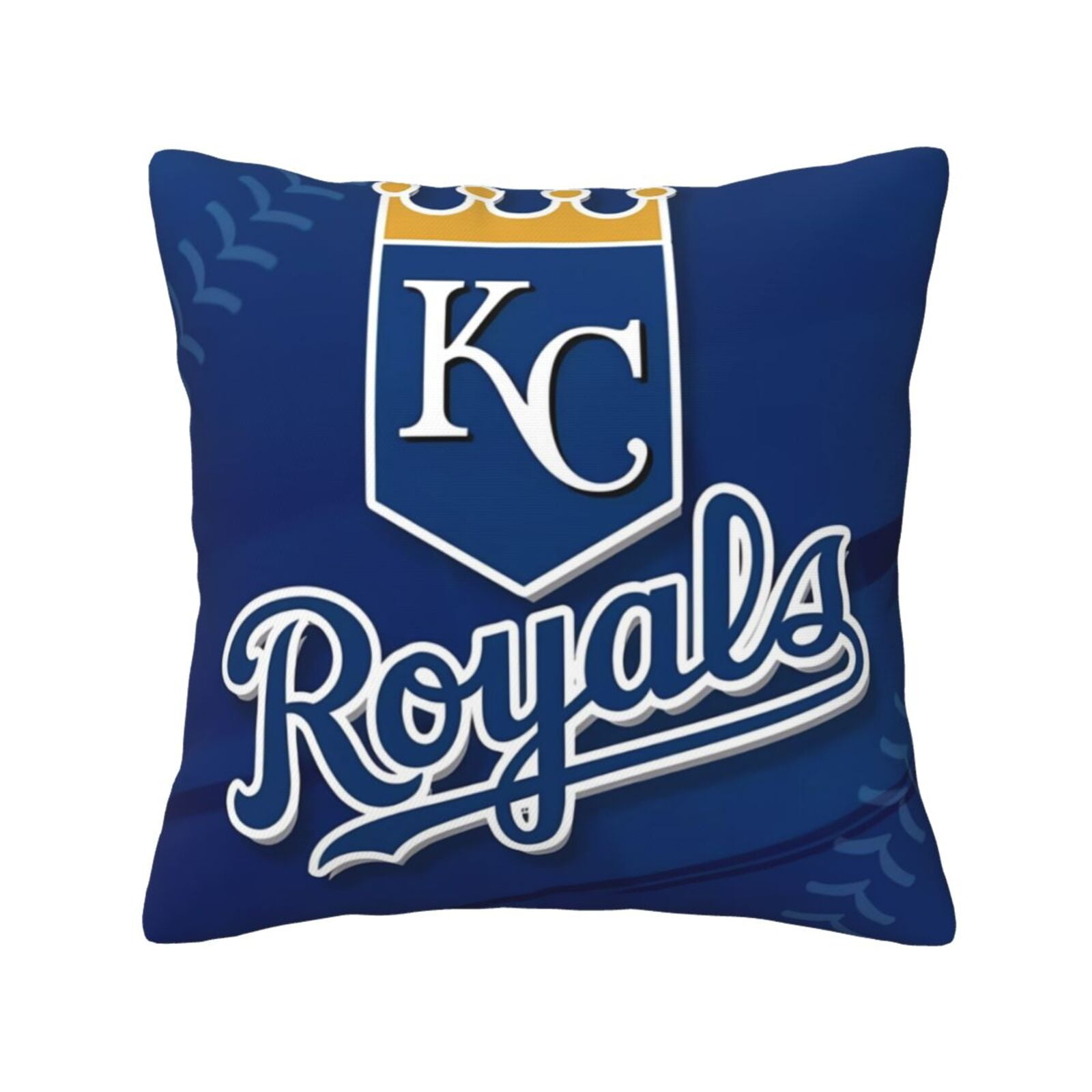 Royals Four Seasons Universal Pillow Cover, Baseball Team Square Pillow ...