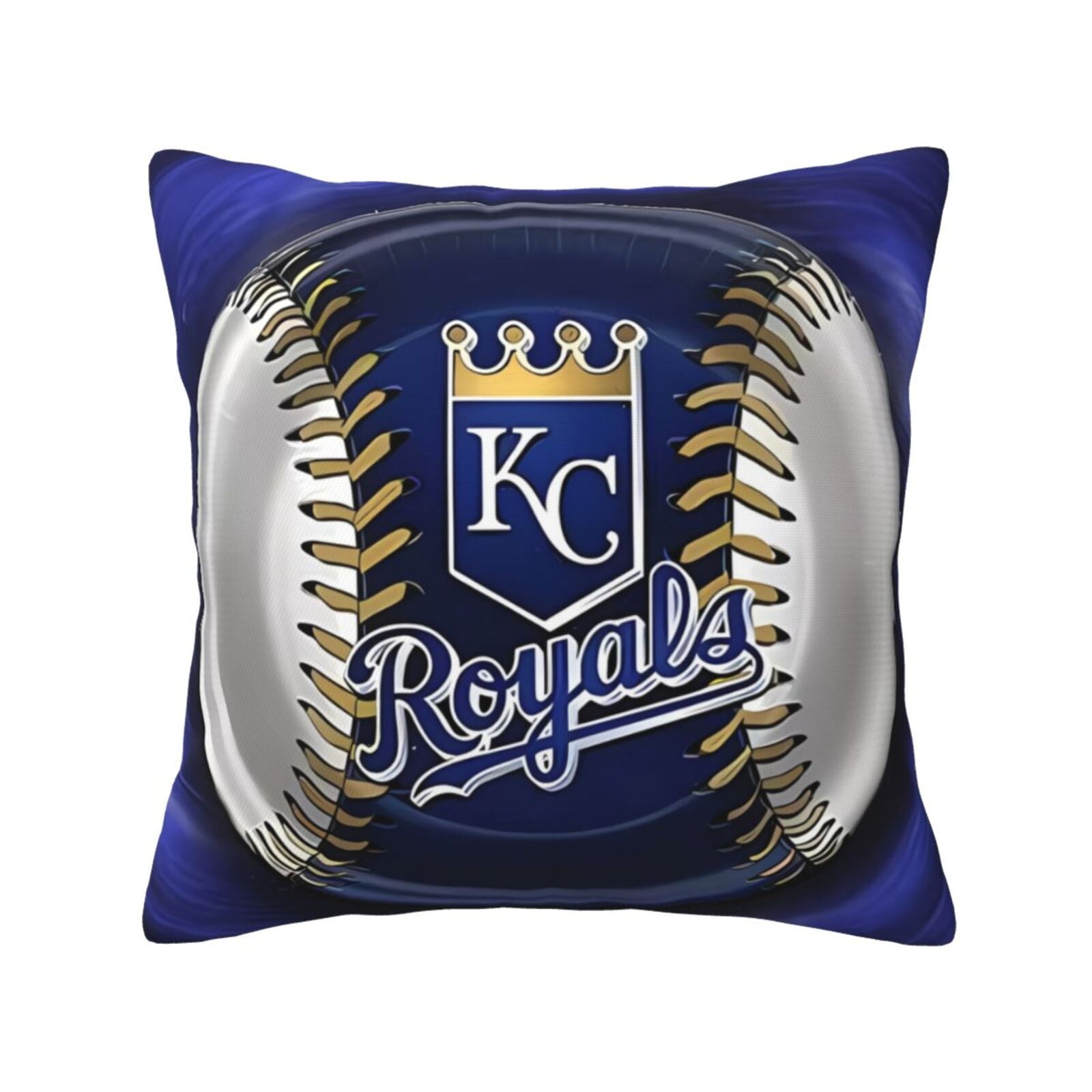 Royals Four Seasons Universal Pillow Cover, Baseball Team Square Pillow ...
