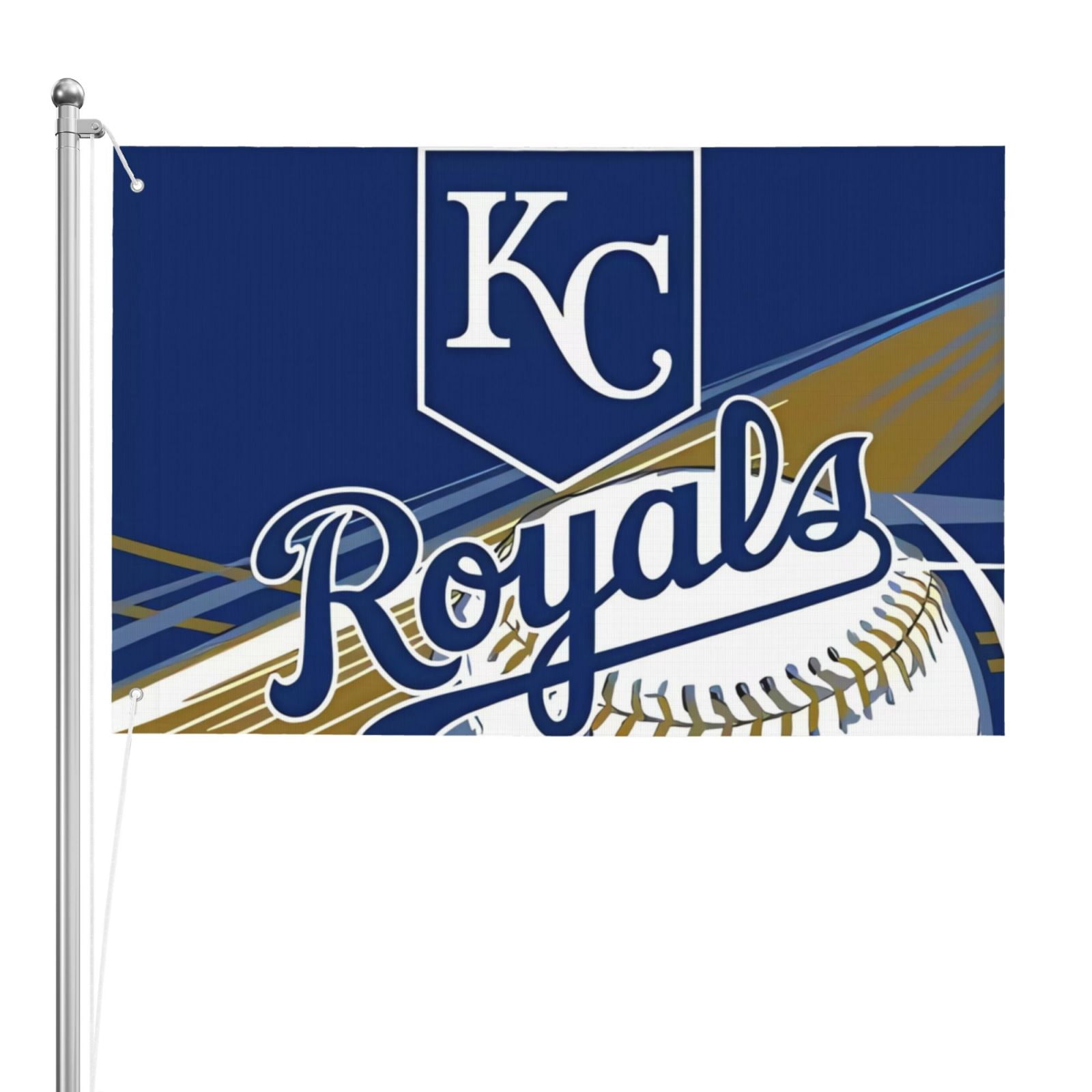 Royals Three Layer personalized Double Sided Flag Football Fans ...