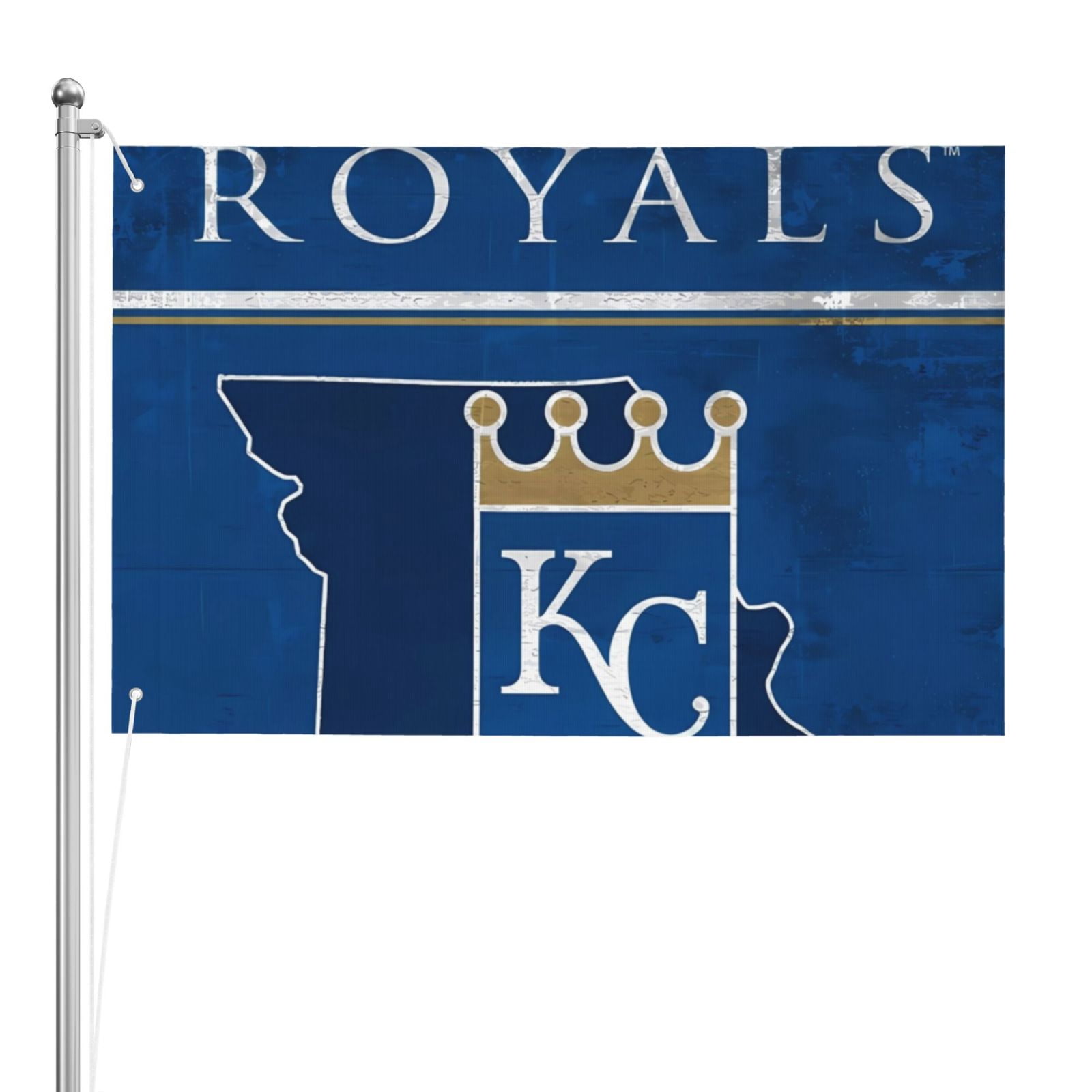 Royals Three Layer personalized Double Sided Flag Football Fans ...