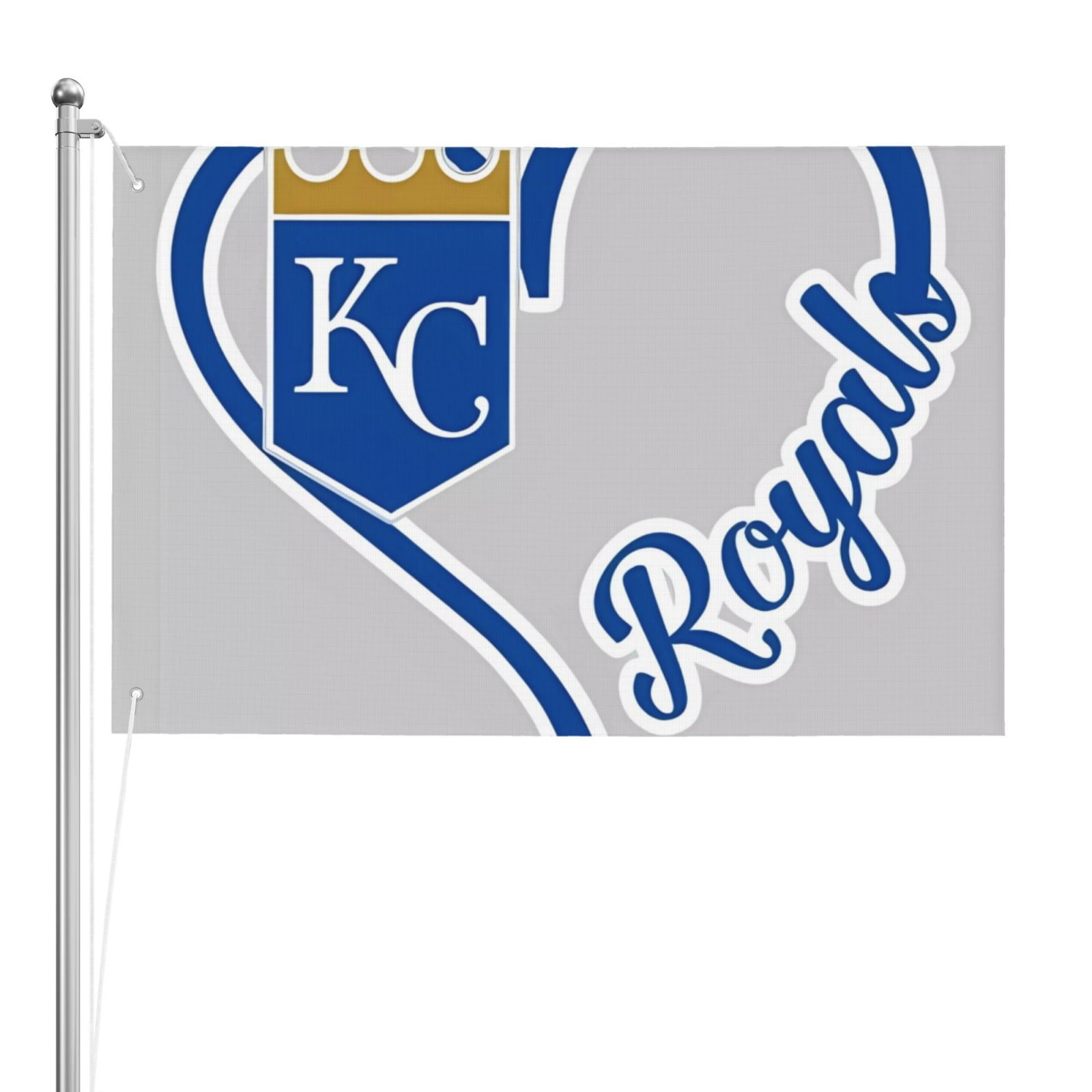 Royals Three Layer personalized Double Sided Flag Football Fans ...