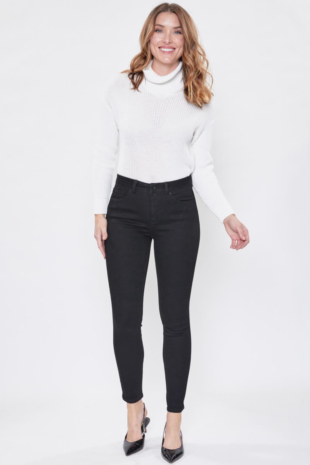 Royalty For Me Women's High -Rise Basic Skinny Jeans - Walmart.com