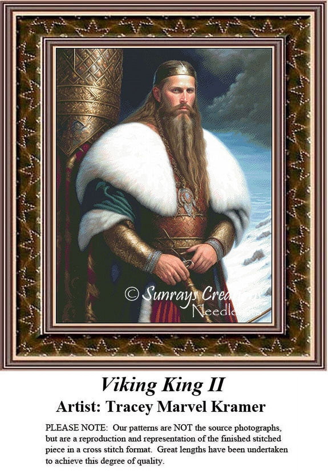 Royalty Nobility Cross Stitch Pattern | Viking King II (Pattern Only ...