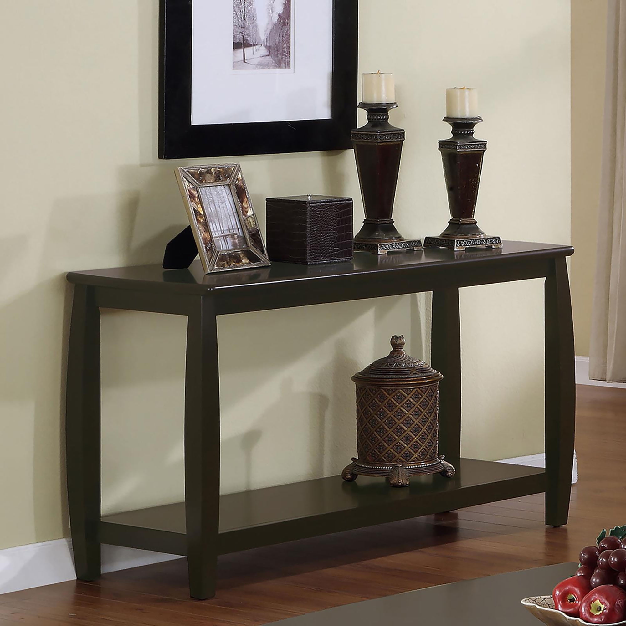 Royard Oaktree 47.5" Transitional Console Table w/Storage Shelf, Wooden ...