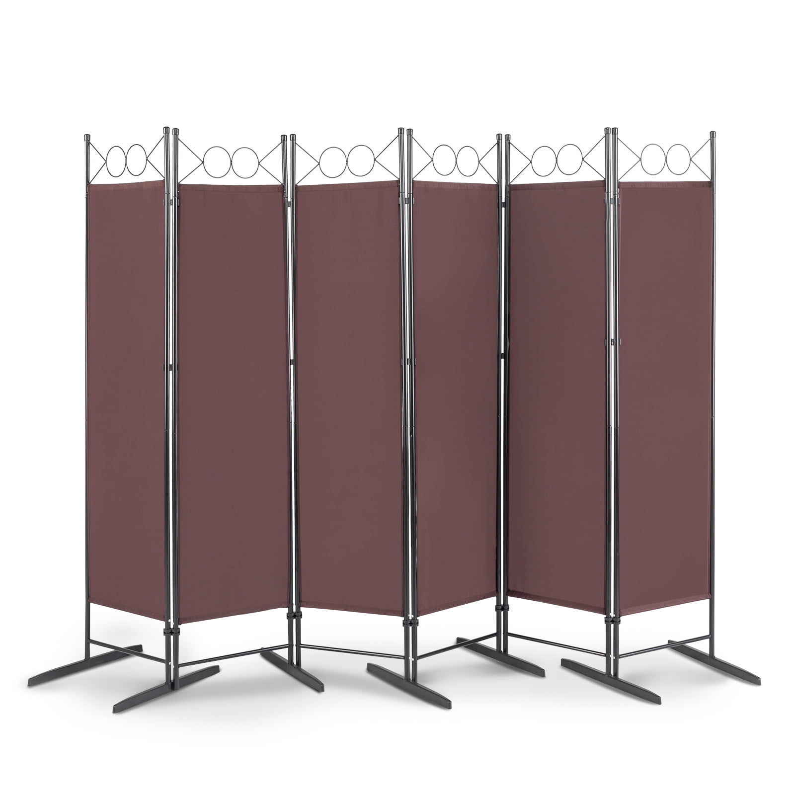 Royard Oaktree 6 Panels Room Divider, 5.74 FT Folding Privacy Screen ...