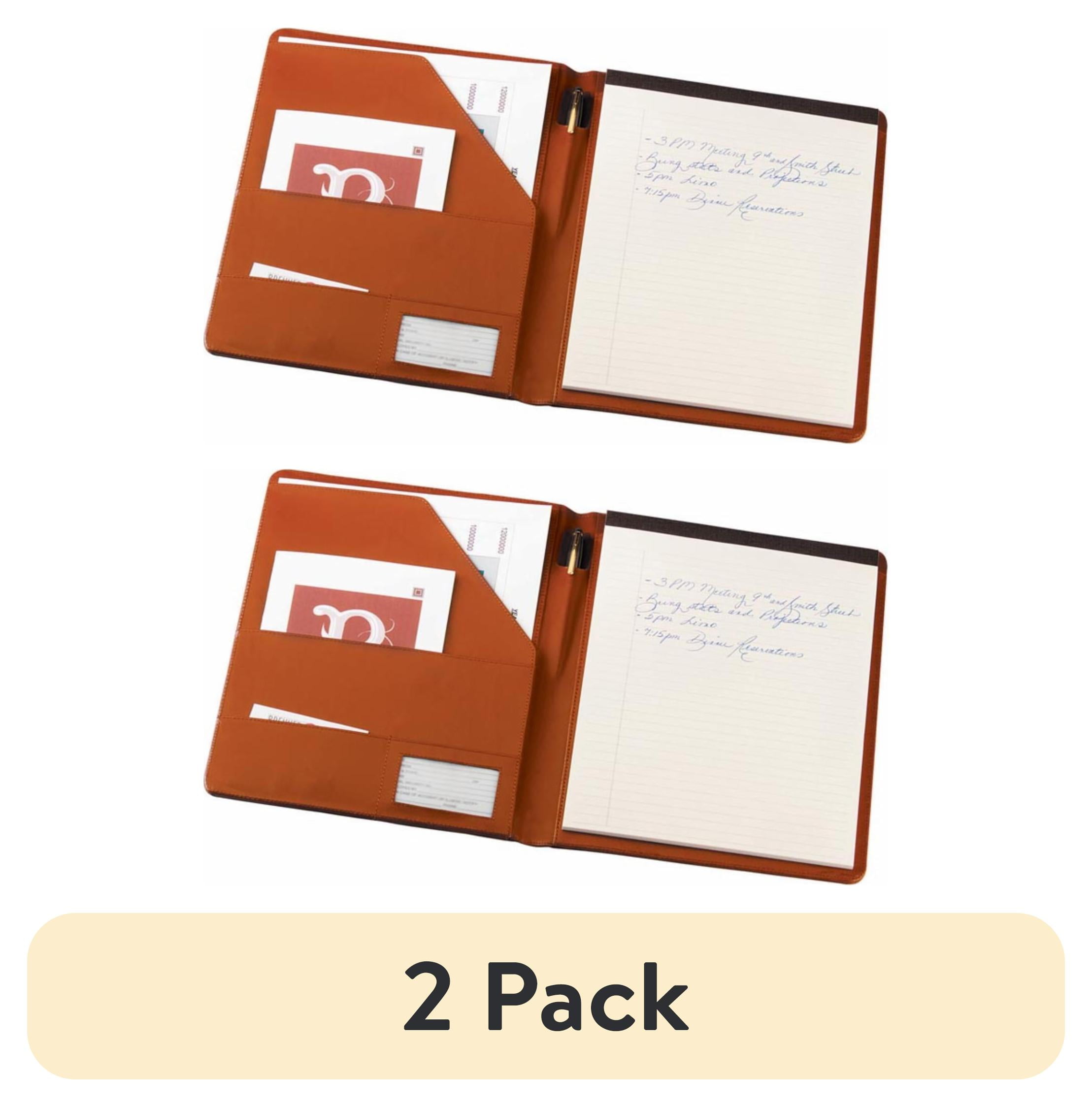 (2 pack) Royce Leather Executive Writing Padfolio Document Organizer ...