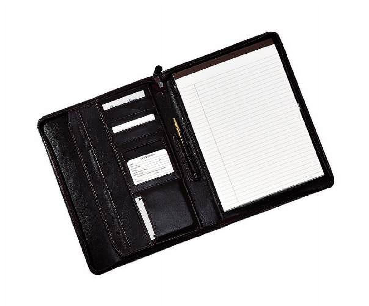 Royce Leather Zip Around Padholder/Organizer RYC756BLACK8 - Walmart.com
