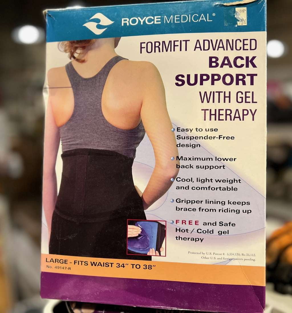 Royce Medical FormFit Advanced Back Support w/ Gel Therapy - Large -Hot ...