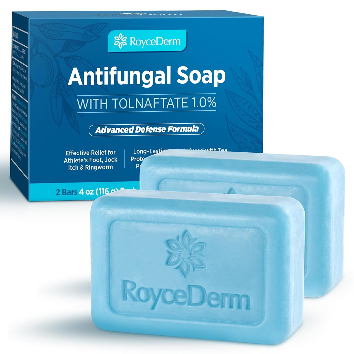 Roycederm Antifungal Soap for Men & Women: Medicated Anti-Fungal Tea ...