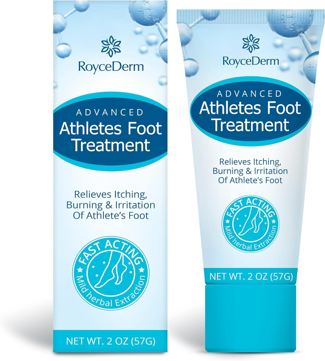 Roycederm Athletes Foot Treatment: Extra Strength Foot Treatment for ...