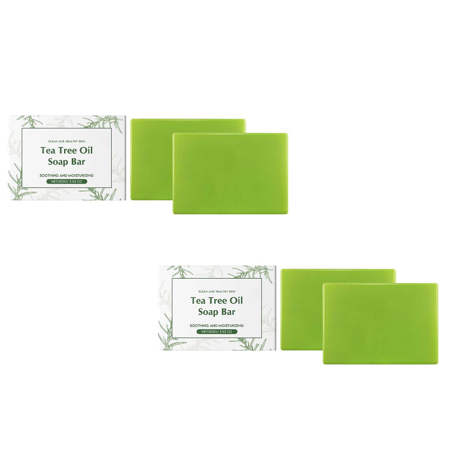 Roycederm Tea Tree Soap Antifungal Antibacterial for Acne Athlete's Foot Tinea Ringworm ...
