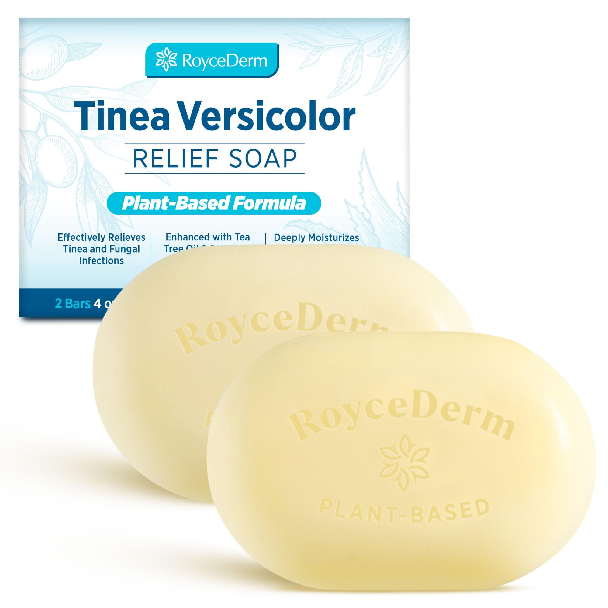 Roycederm Tinea Versicolor Relief OIF8 Soap: Tea Tree Oil & Sulfur ...