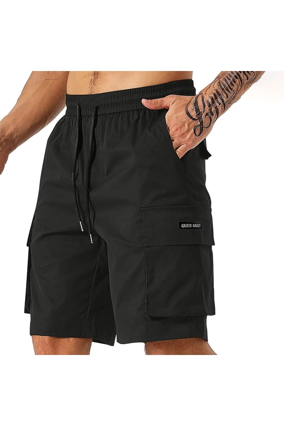 Men's Elastic Waist Shorts