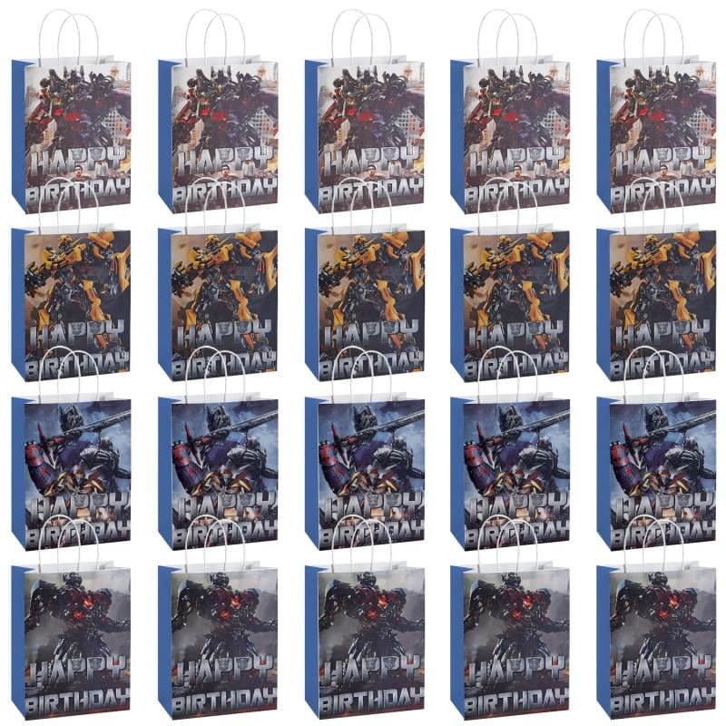 Ethyie 24-Pack Transformer-Themed Party Favor Bags, Robot Goodie Bags ...