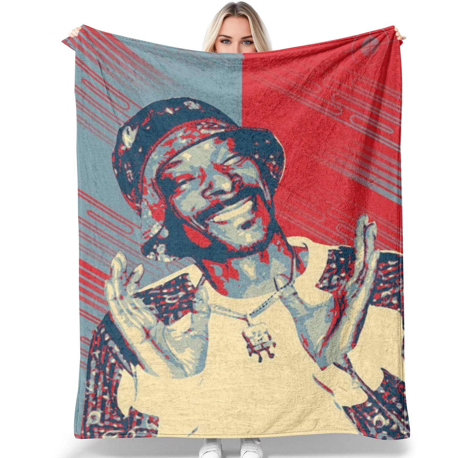 Royjerl Snoop Dogg Themed Ultra-Soft Blanket - Multi-Purpose Comfort ...
