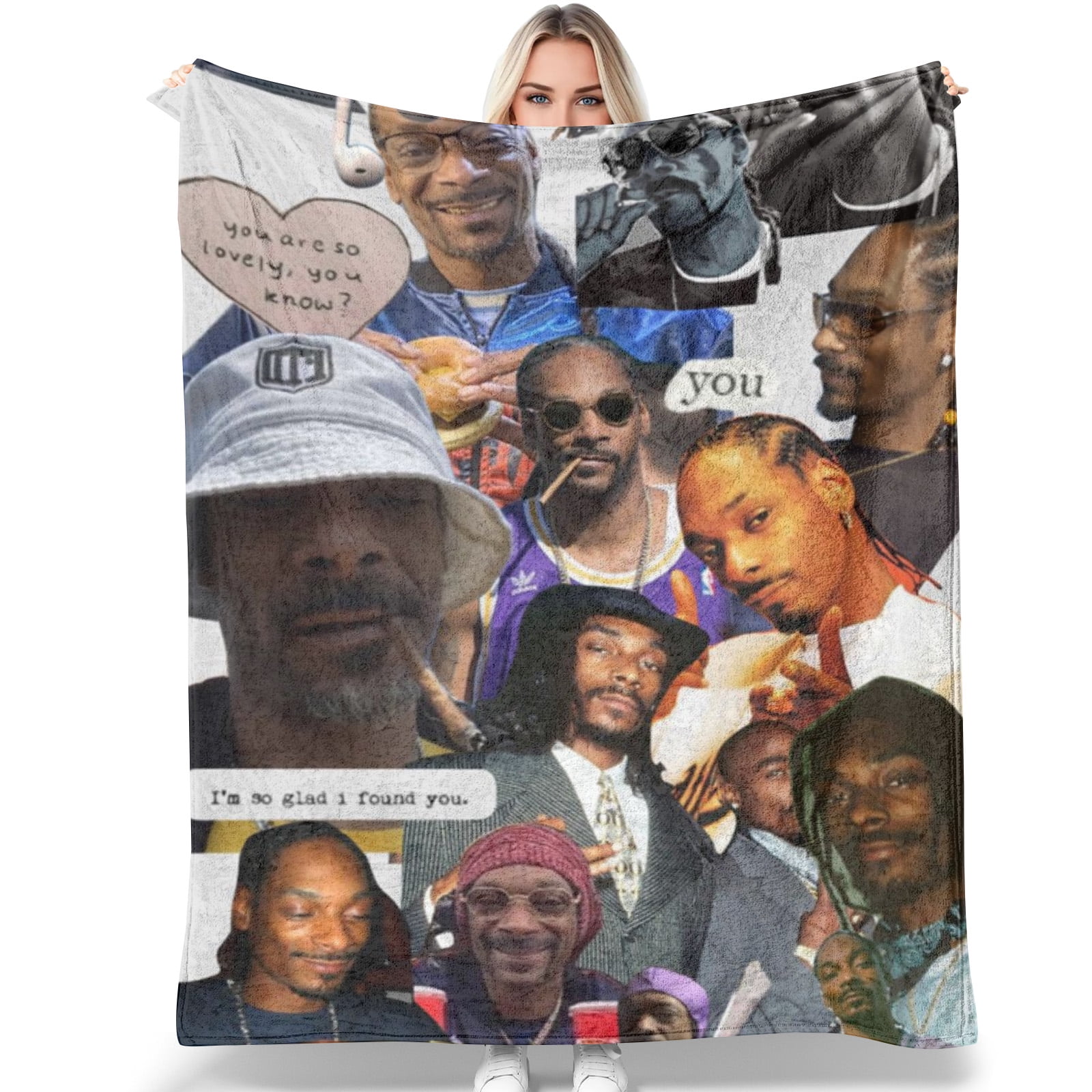 Royjerl Snoop Dogg Themed Ultra-Soft Blanket - Multi-Purpose Comfort ...
