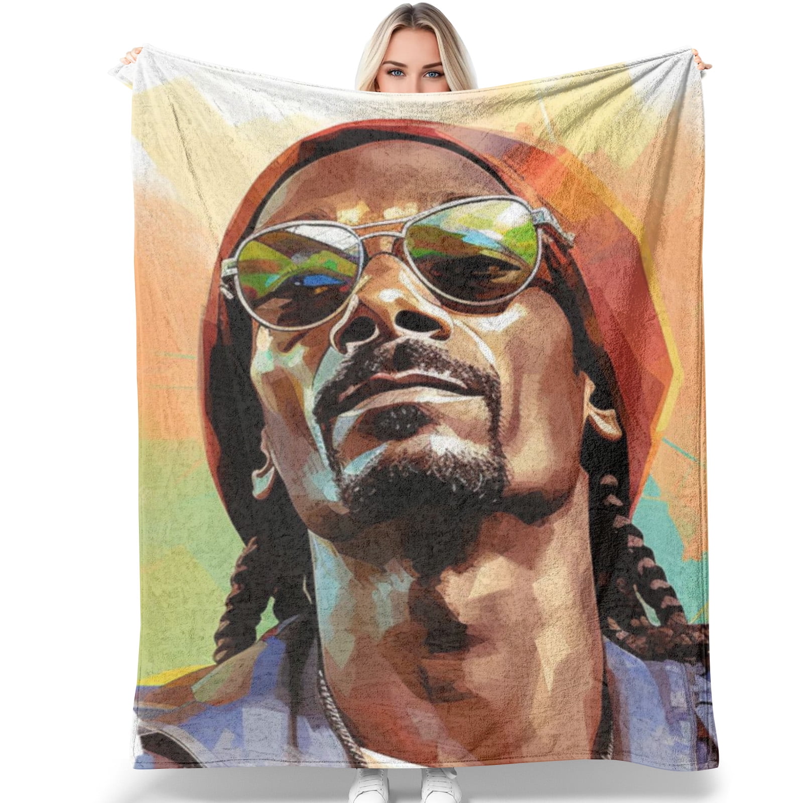 Royjerl Snoop Dogg Themed Ultra-Soft Blanket - Multi-Purpose Comfort ...